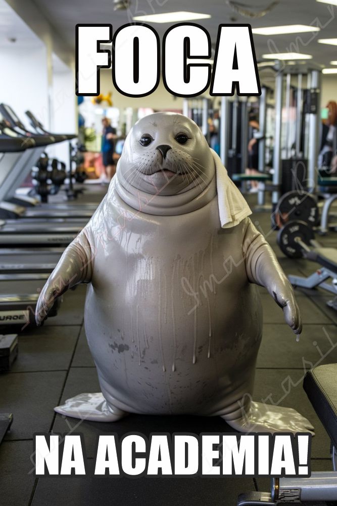 Foca na Academia – Imania Brasil Loja Oficial